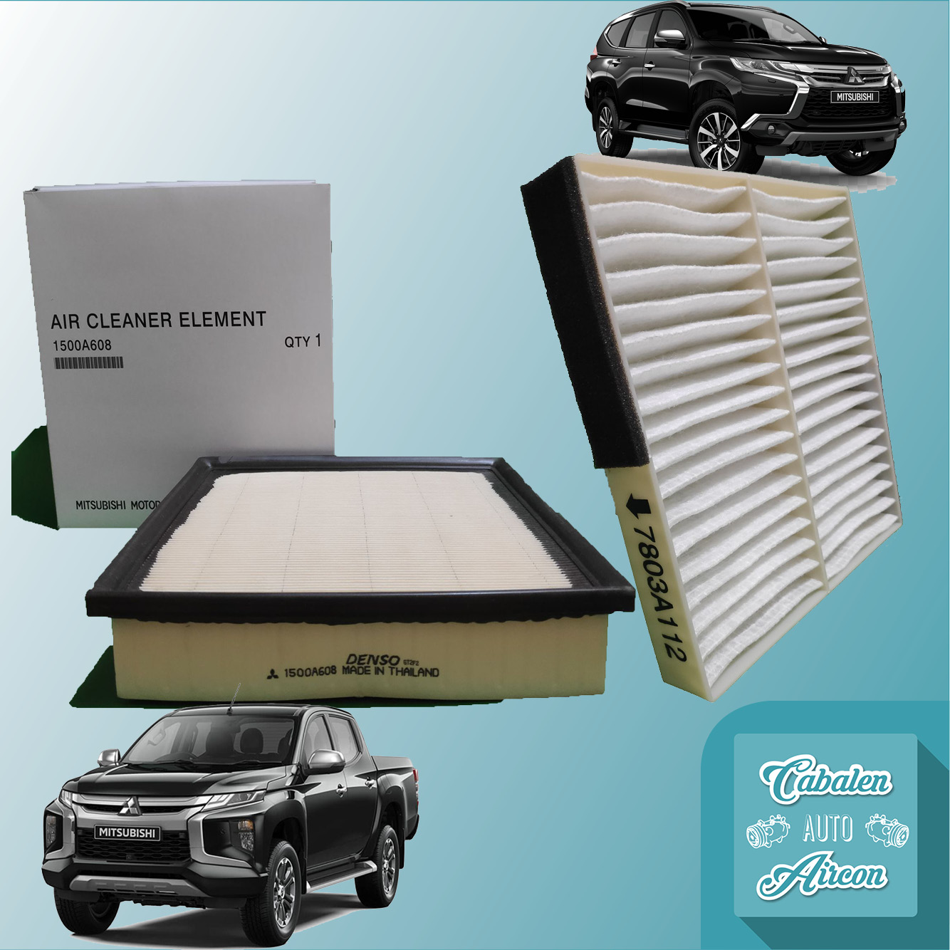 Cabin and Air Filter Package for Mitsubishi Montero Gen 3 (2016-up) and ...