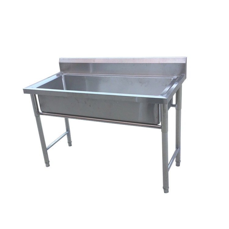 Commercial stainless steel sink, double-tank pool, kitchen disinfection ...
