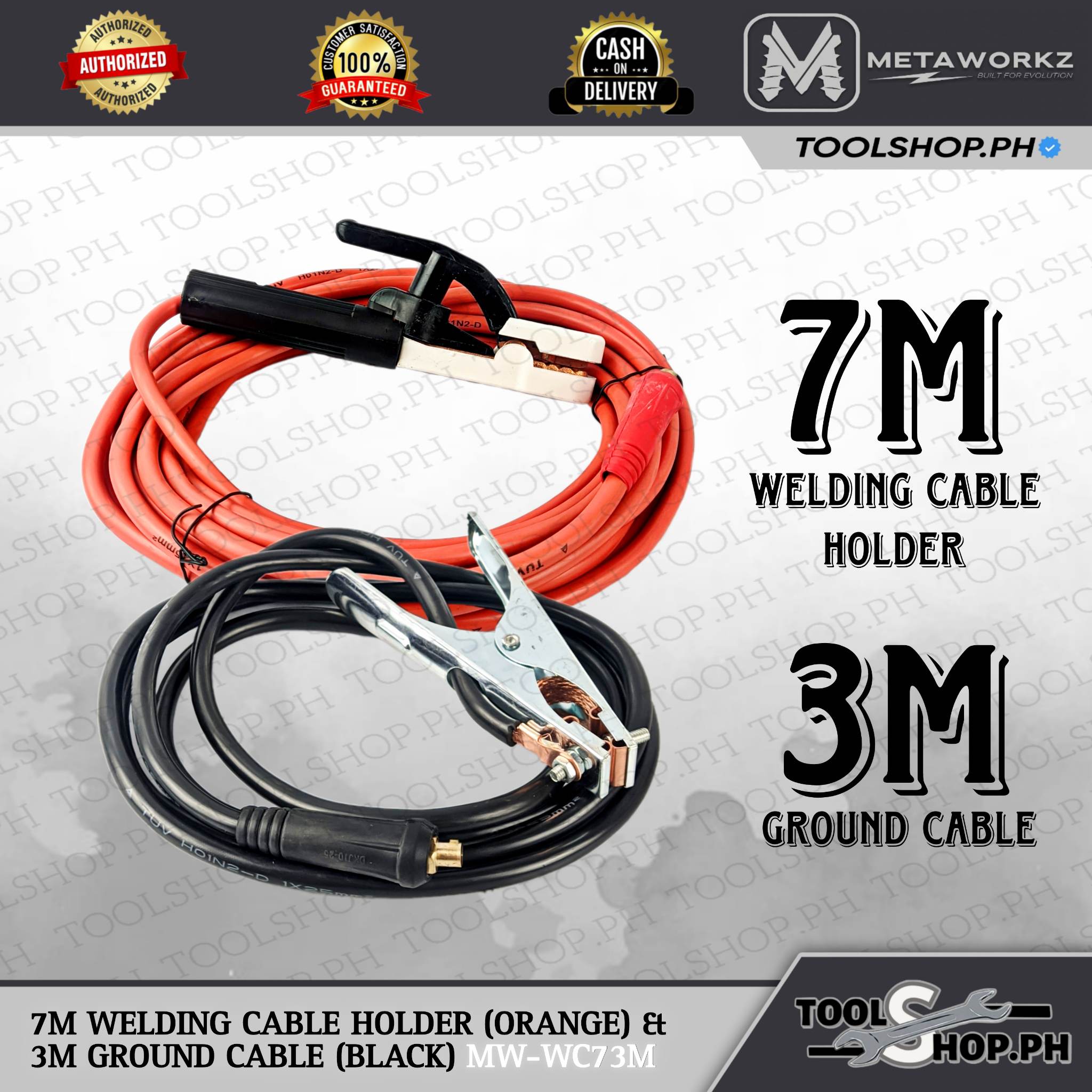 METAWORKZ Welding Machine Accessories 7Meters Cable Holder & 3Meters ...