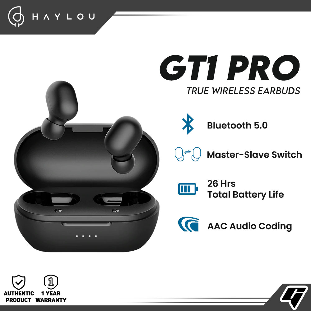 Haylou GT1 Pro TWS True Wireless Earphones Bluetooth Version 5.0 IPX5 ...