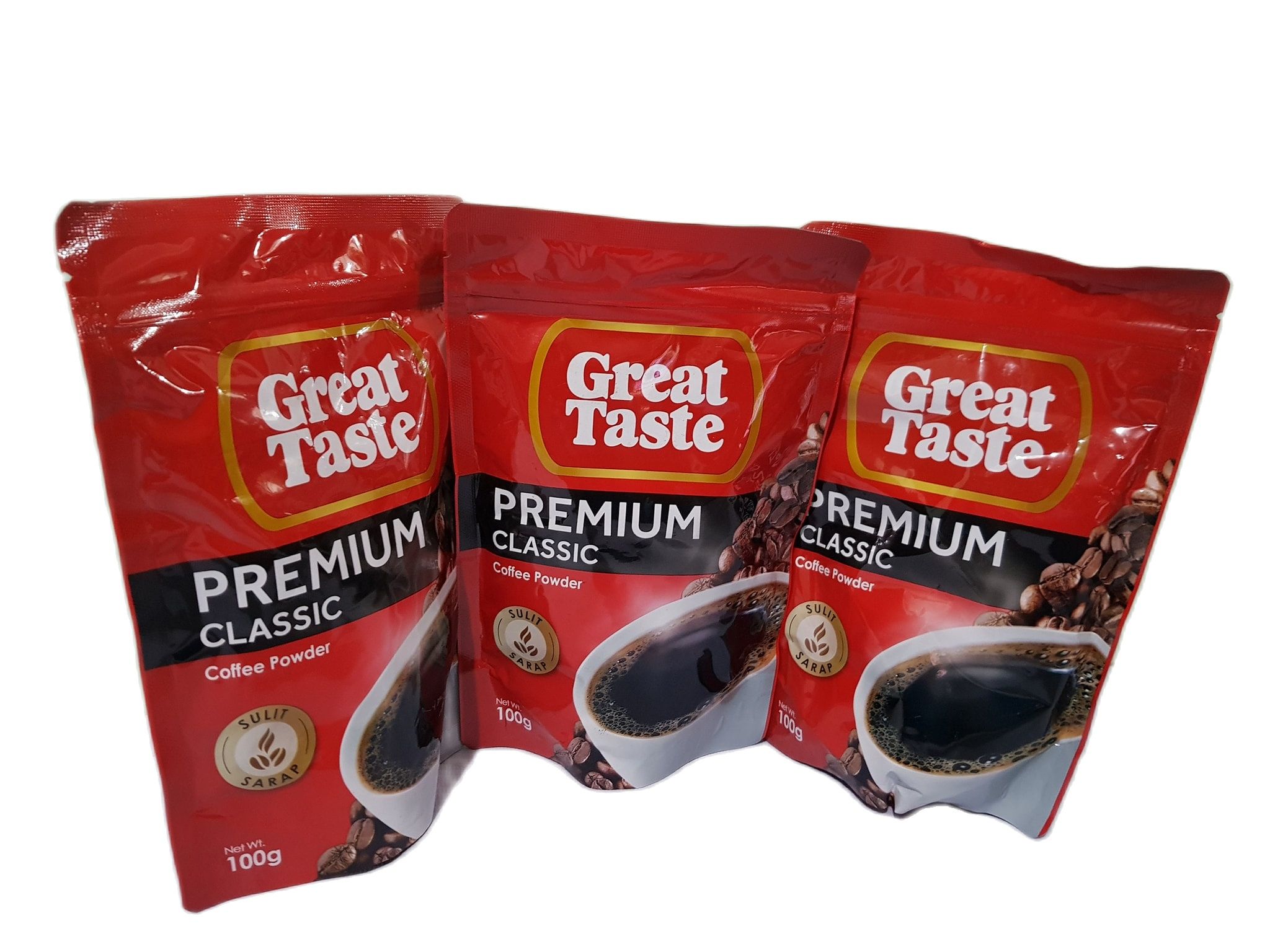 GREAT TASTE Premium Classic Coffee Powder - Fresh Lock Pack (pack of 3 ...