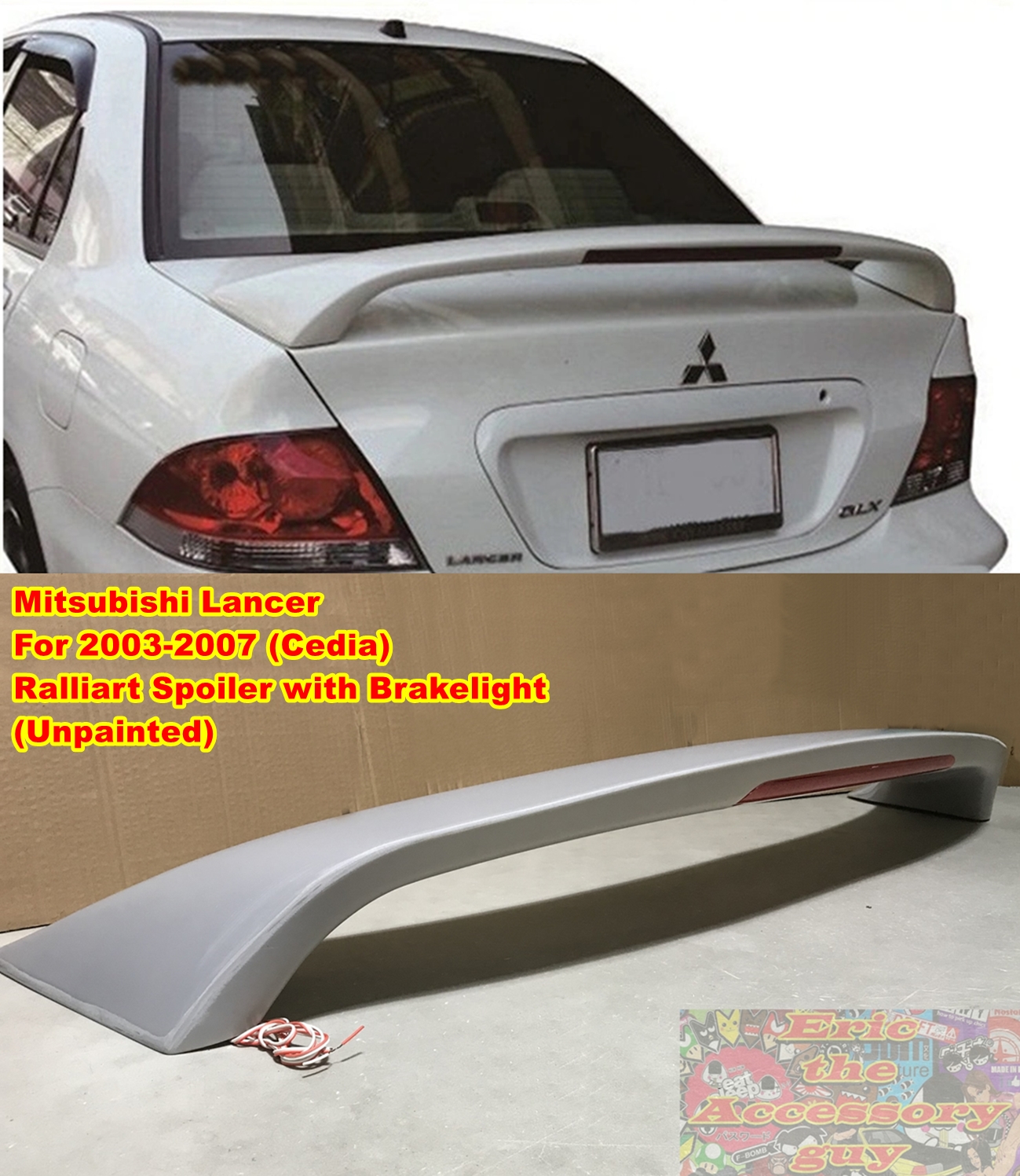 Lancer Cedia Ralliart Spoiler (2003-2007) | Lazada PH