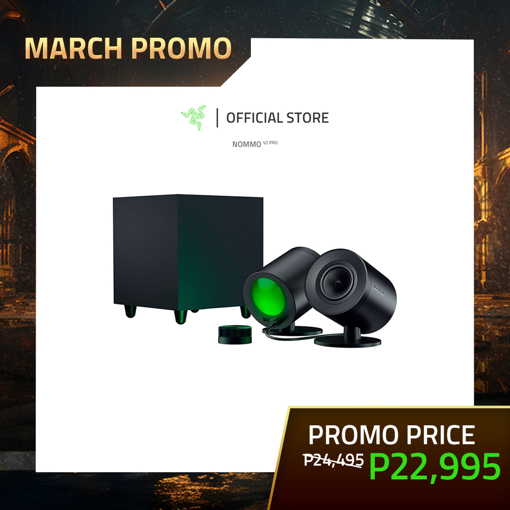 Razer Nommo V2 Pro Gaming Speakers with Wireless Subwoofer | Lazada PH