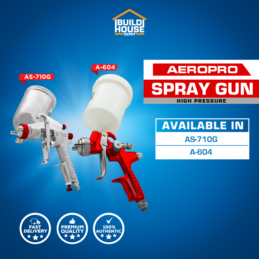 AEROPRO High Pressure | Reduced Pressure Air Spray Gun - Gravity ...