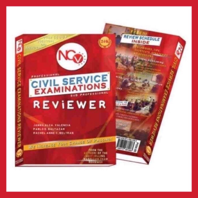 2022 √2022 √NCV CIVIL SERVICE EXAMINATIONS REVIEWER BOOK (for PROF ...