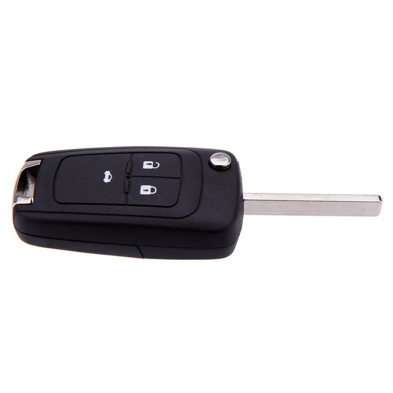 Replacement 3 Buttons Keyless Entry Remote Flip Folding Key Fob Case ...