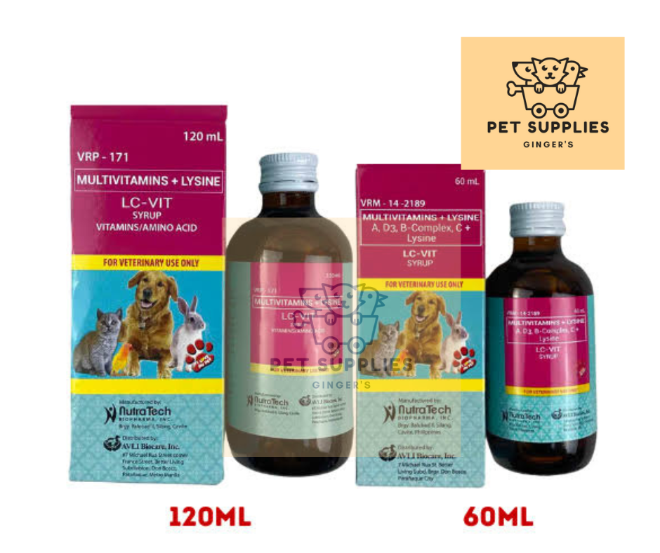 LC Vit Multivitamins for pets dogs and cats 60ml and 120ml | Lazada PH