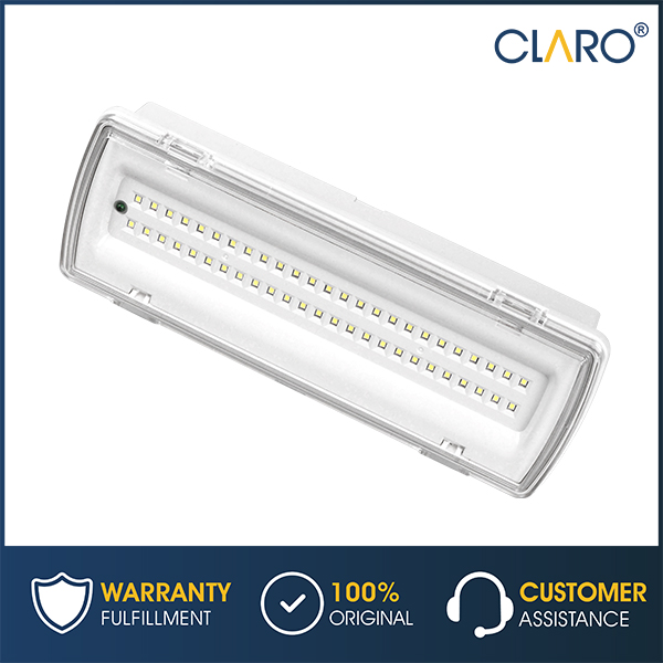 CLARO MUTO WATERPROOF (IP65) EMERGENCY LIGHT (EXIT SIGN) | Lazada PH