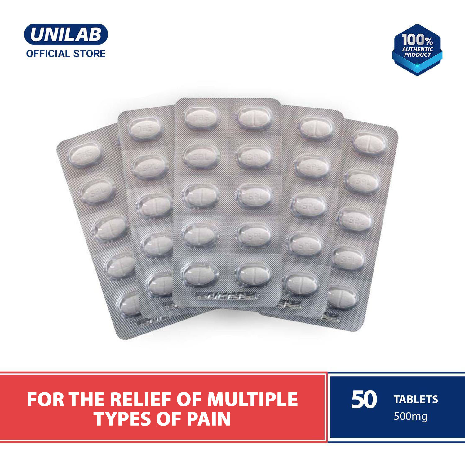 Rexidol Forte 50 Tablets Paracetamol + Caffeine (For the relief of ...