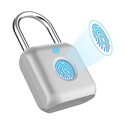 【Buy two get one free】 Portable Padlock Digital lock Smart Fingerprint ...