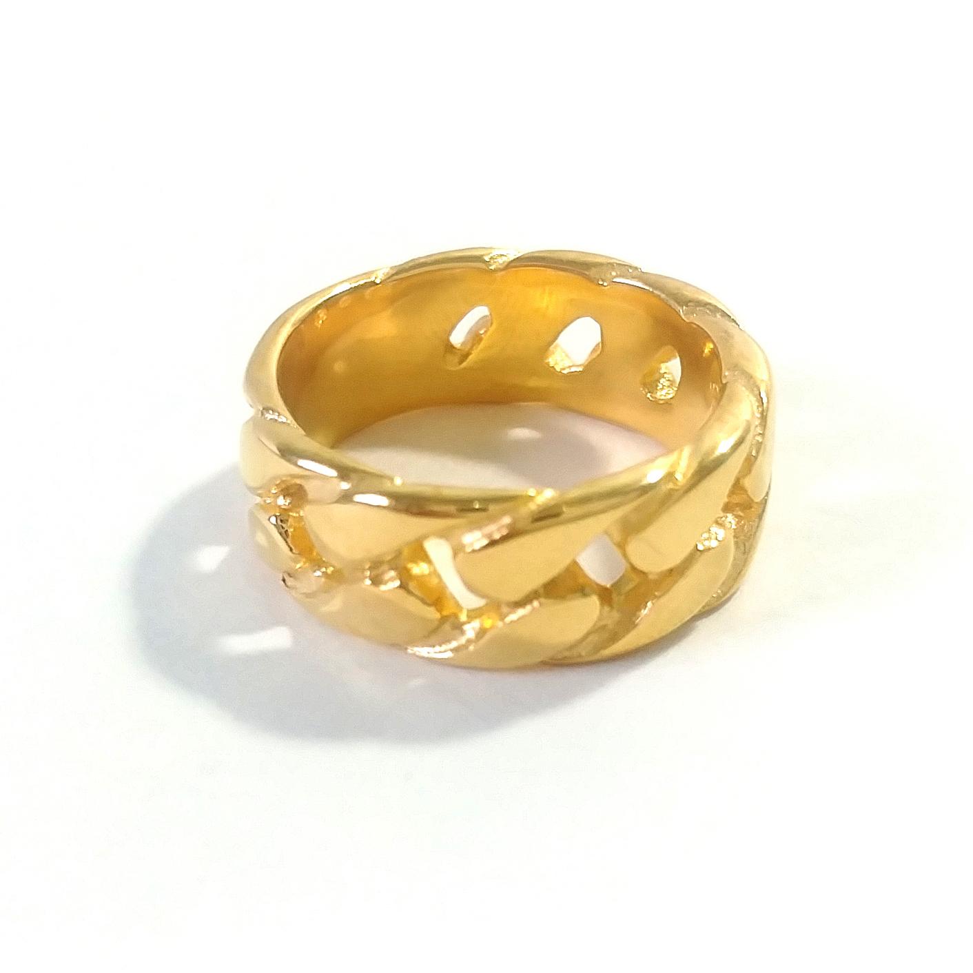 10K Gold Chain Kadena Ring | Lazada PH
