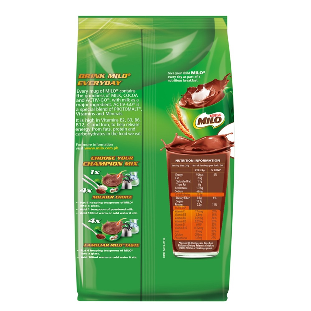 Milo Powdered Choco Malt Milk Drink 1.kg | Lazada PH