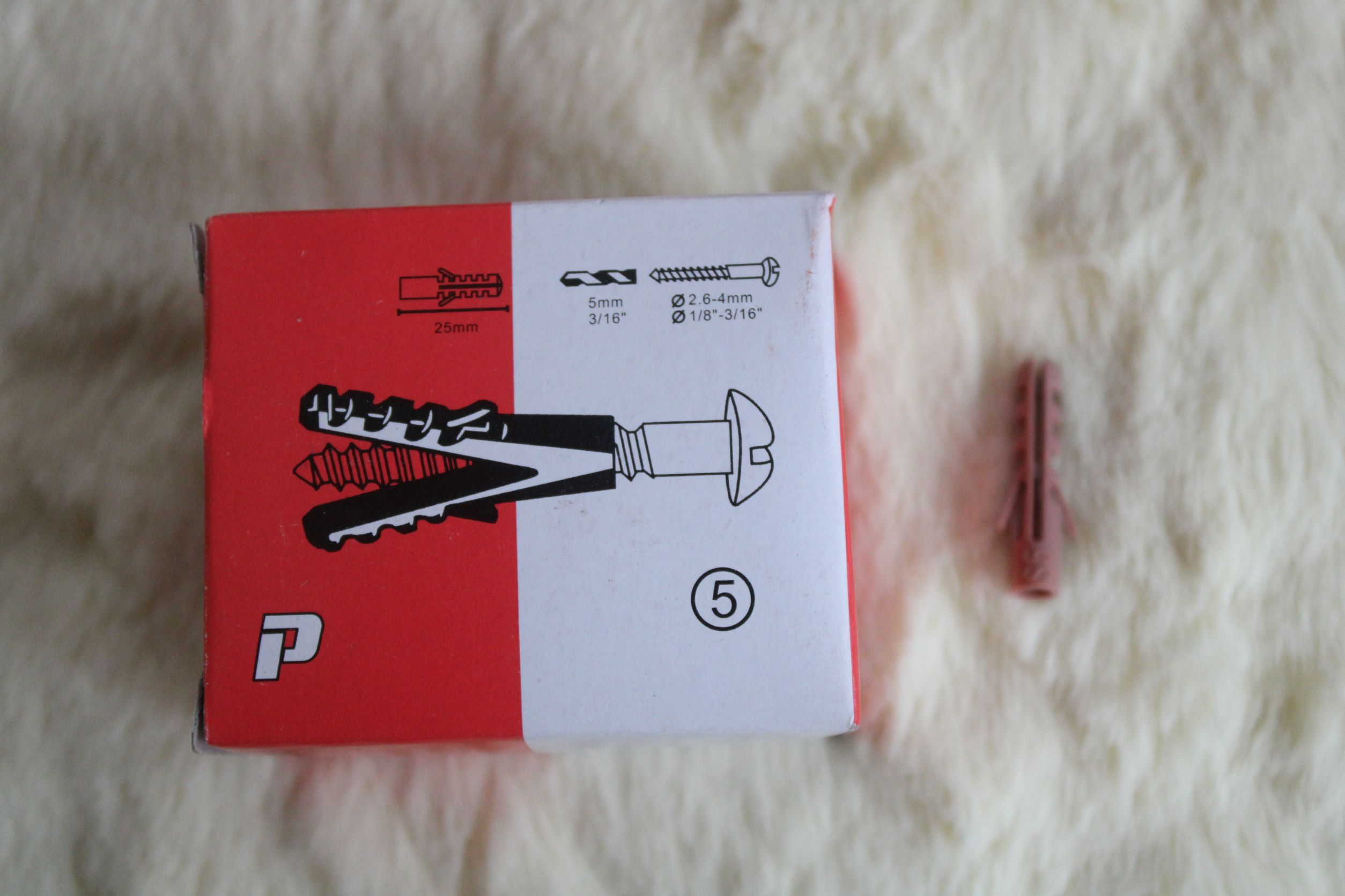 (PER BOX) Plastic tox expansion shield (#5 , #6 , #8) | Lazada PH