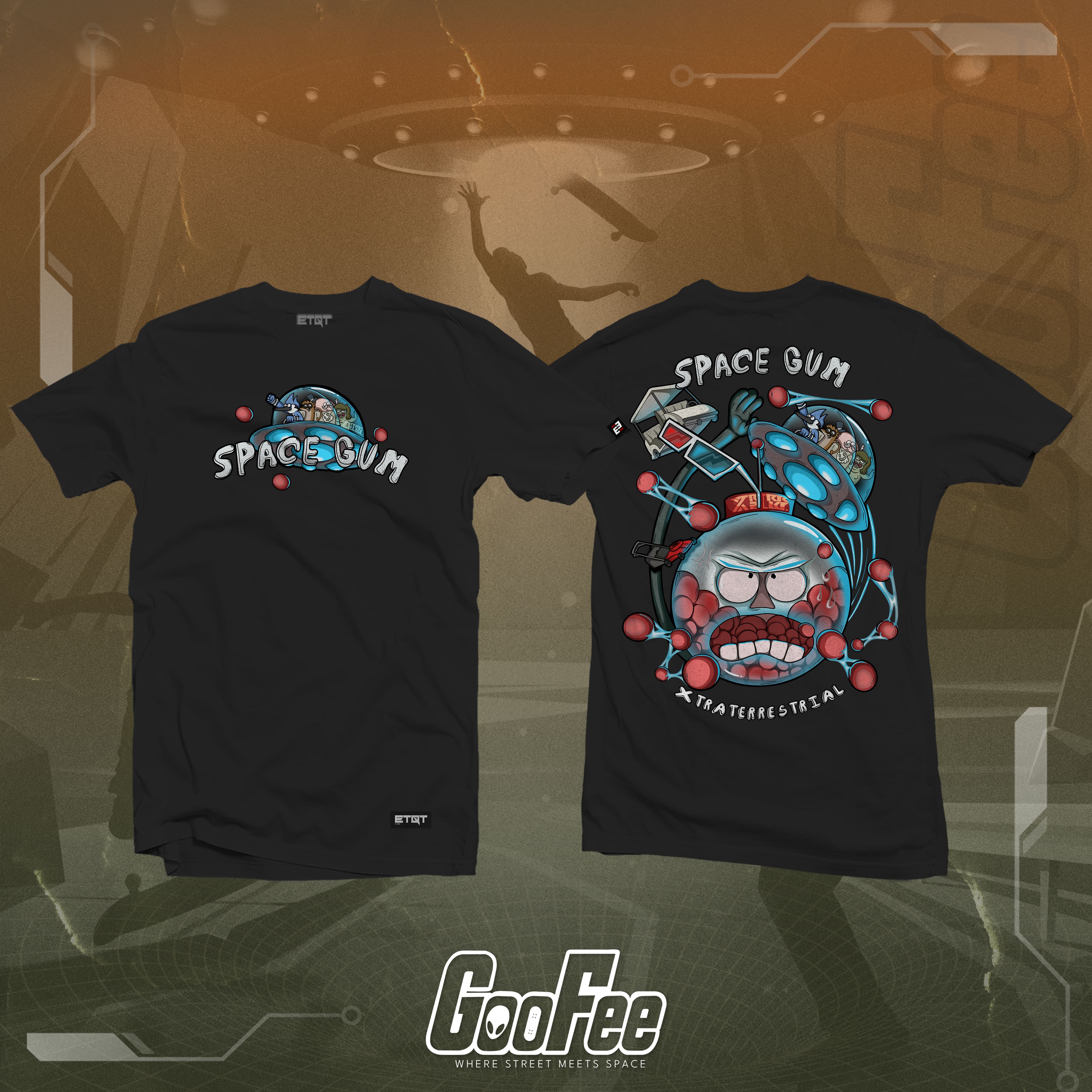 GooFee - Xtraterrestrials - Unisex - Alien Shirt - Space Gum | Lazada PH