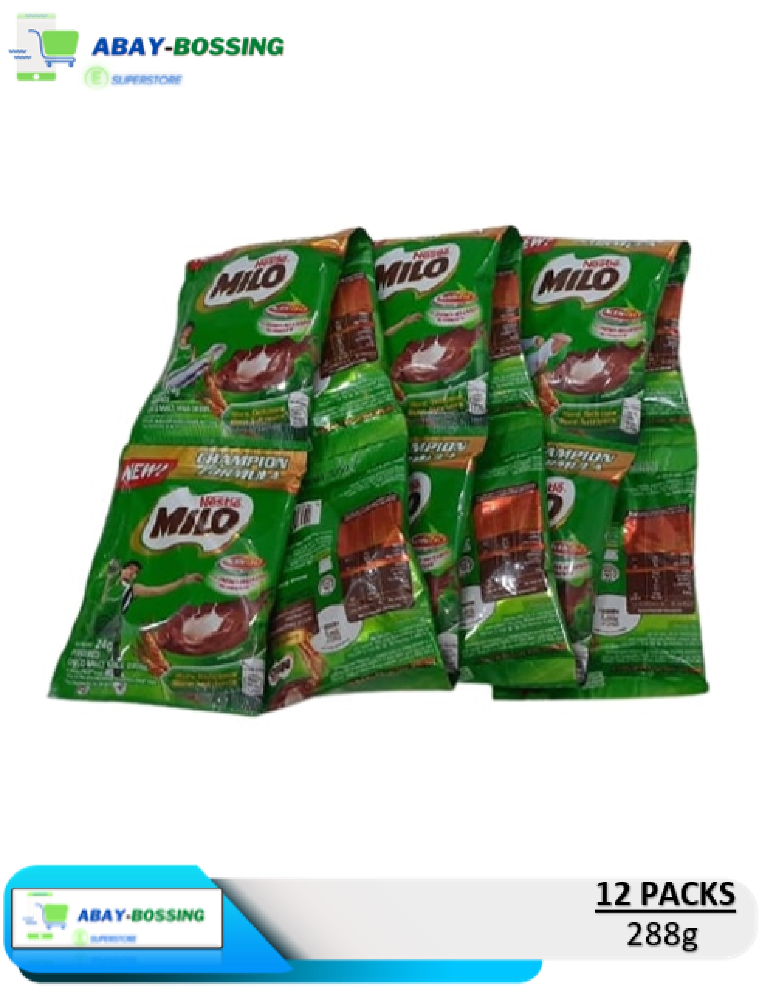 Nestle Milo Activ-Go Champion Formula 12 Packs (24 g each pack) | Lazada PH
