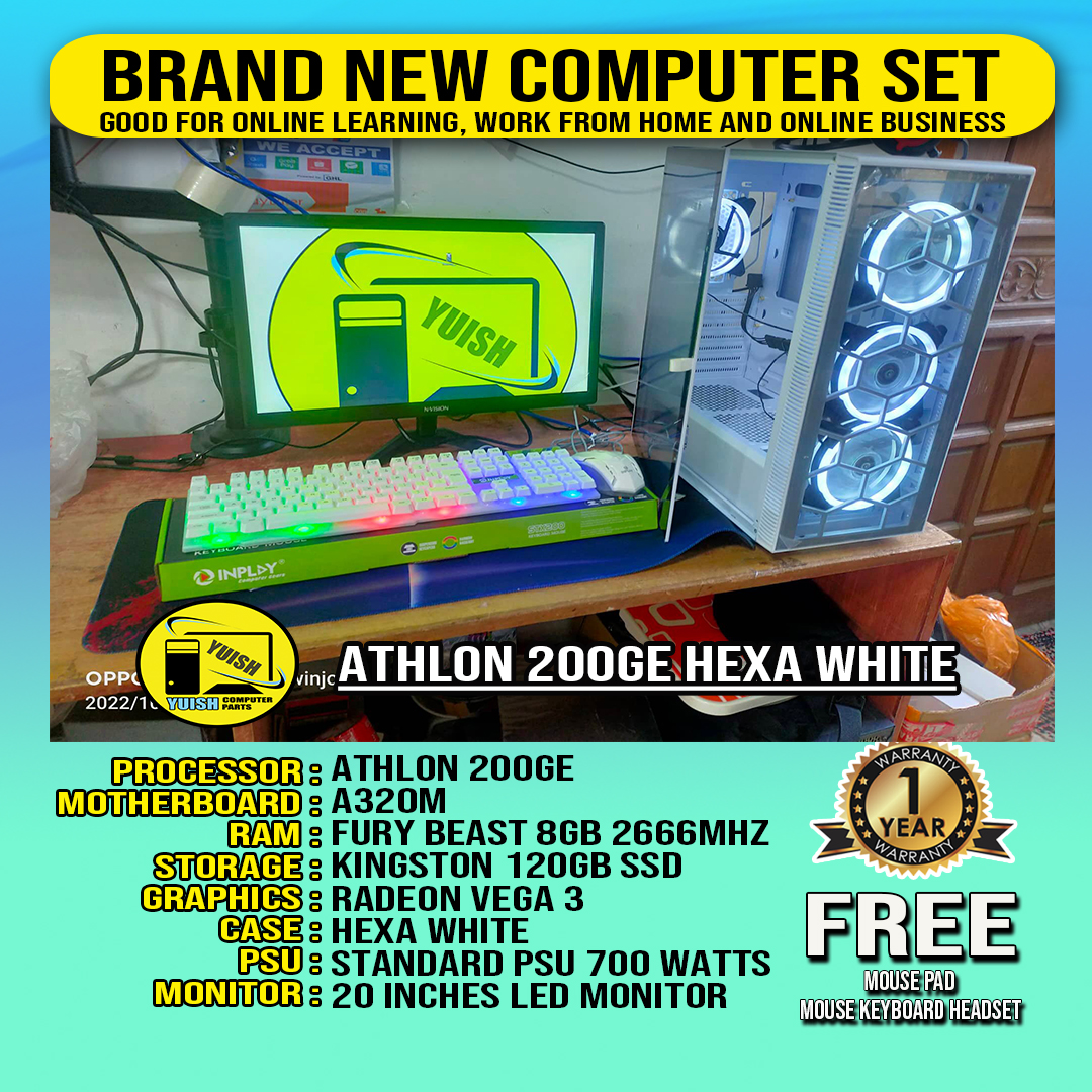 computer set athlon 200GE | Lazada PH