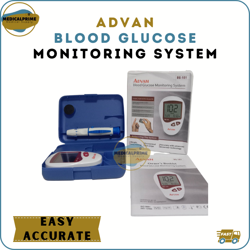 Advan Blood Glucose Monitoring System | Lazada PH