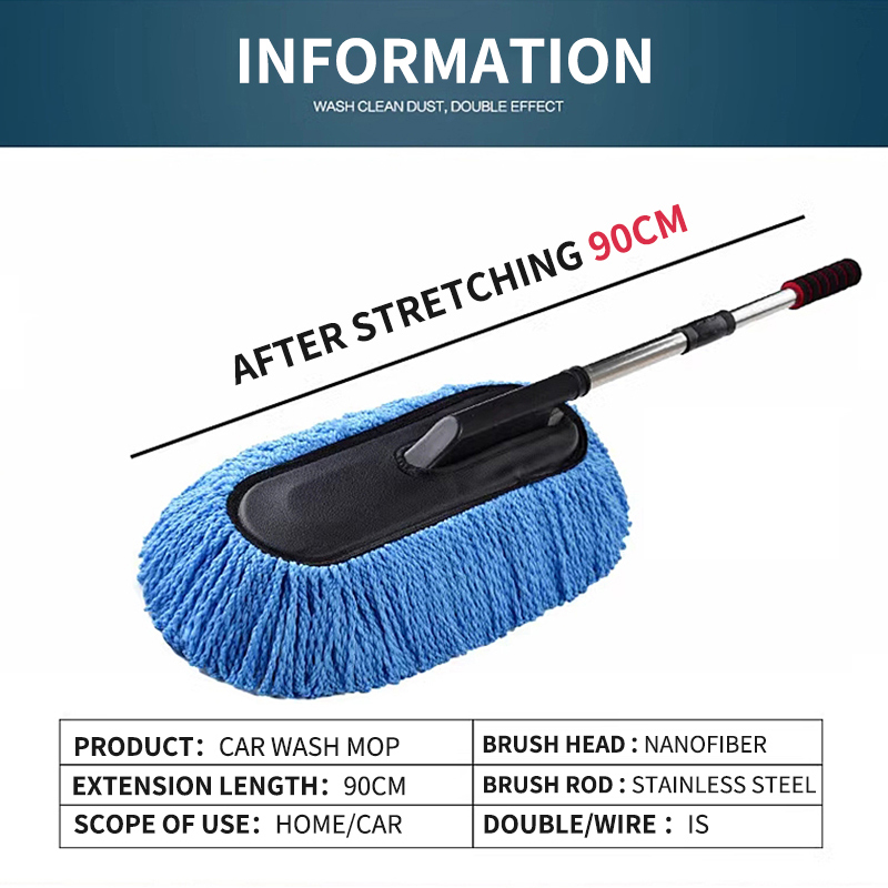 Car special mop, retractable car waxing, Automobile dust removal,car ...