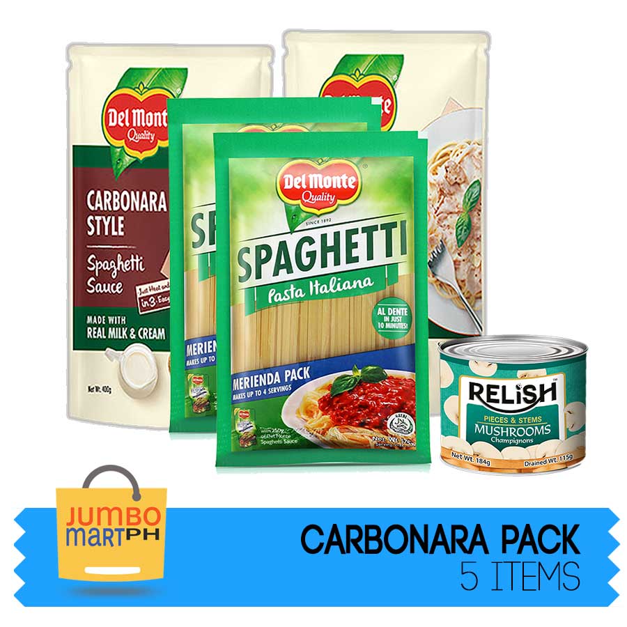 JUMBO CARBONARA PACK FILIPINO STYLE / 5 ITEMS | Lazada PH