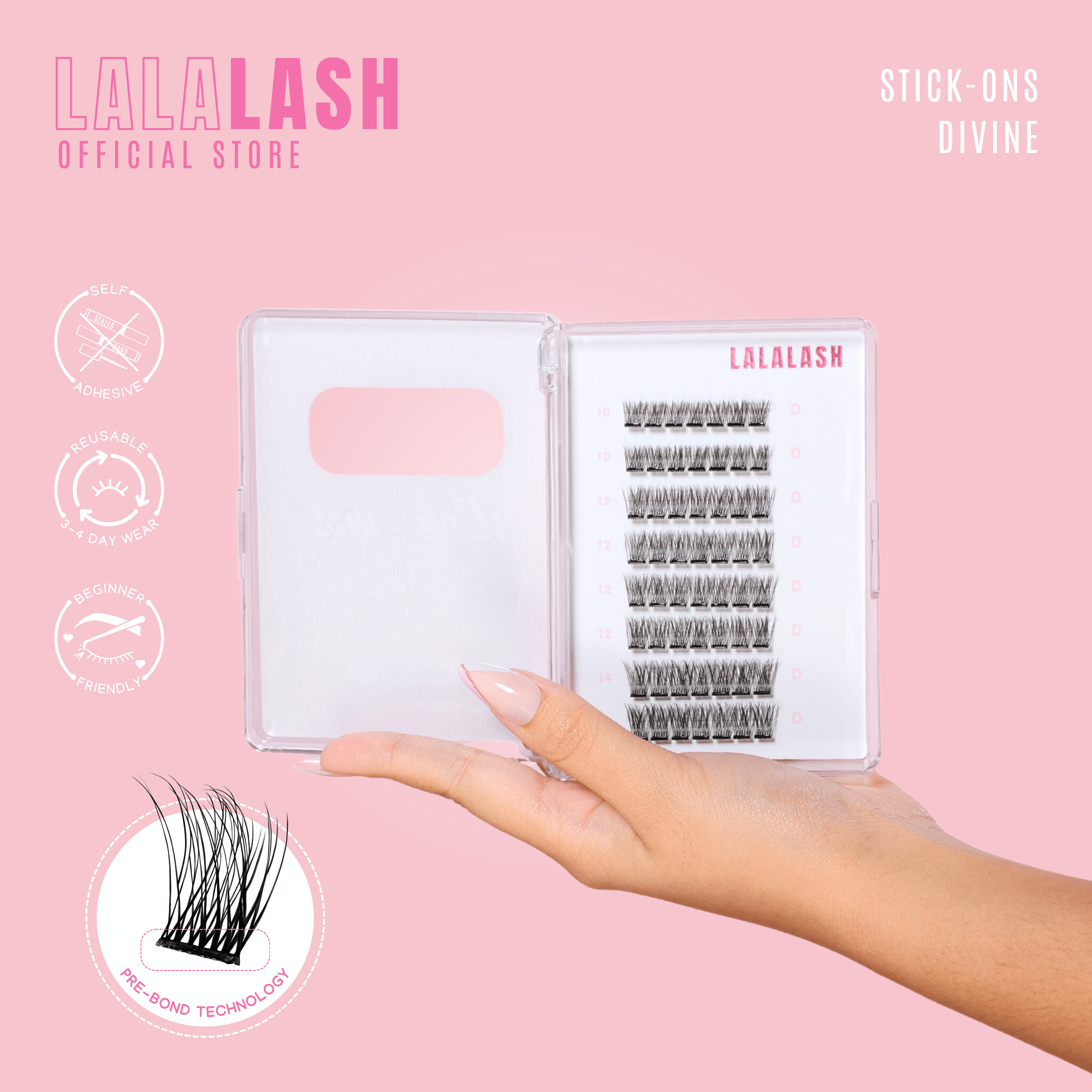 LALALASH'S New Stick-on Lashes - Divine Style | Lazada PH