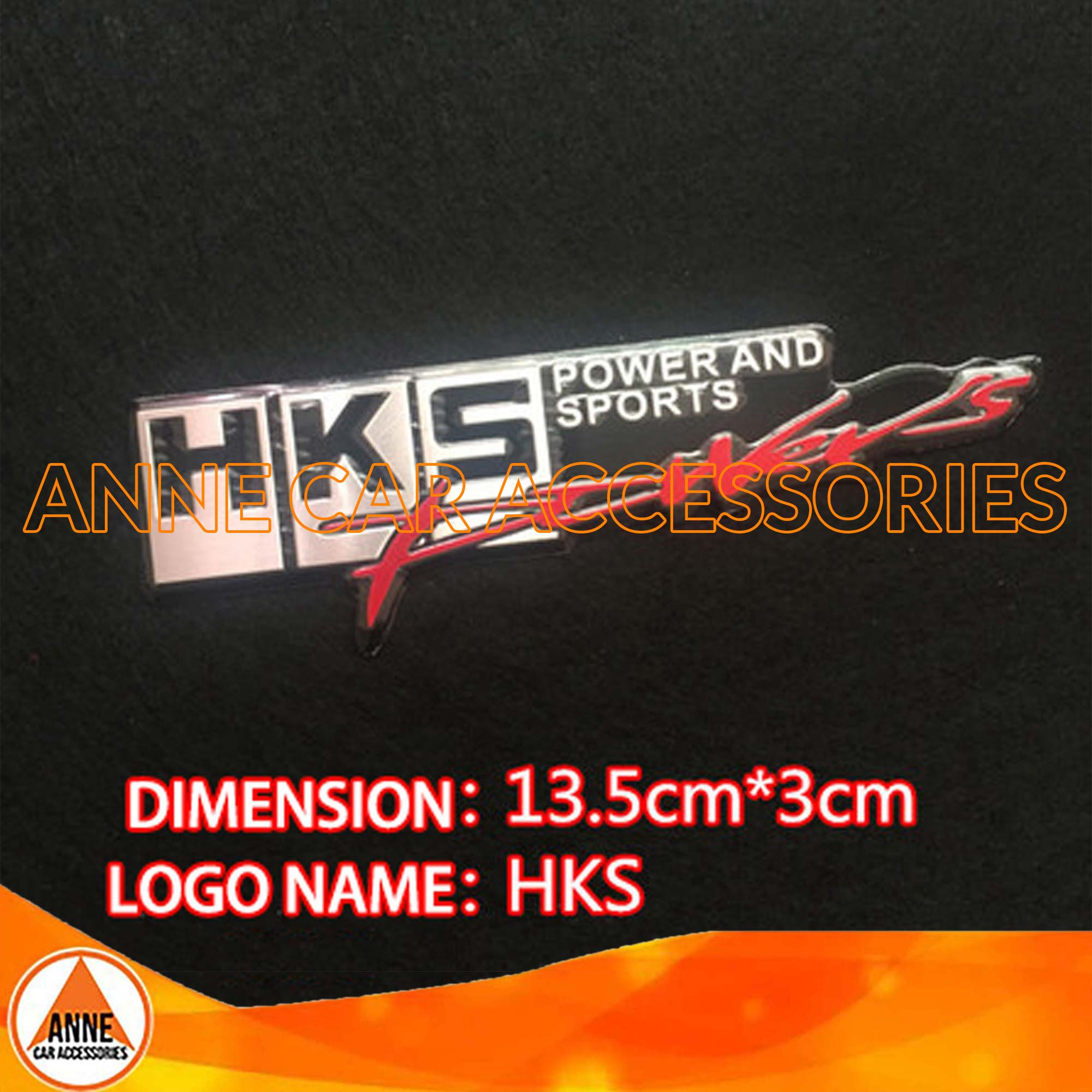 HKS / Motorsport Emblem Sticker Innovative Design Decals No Rusty DIY ...