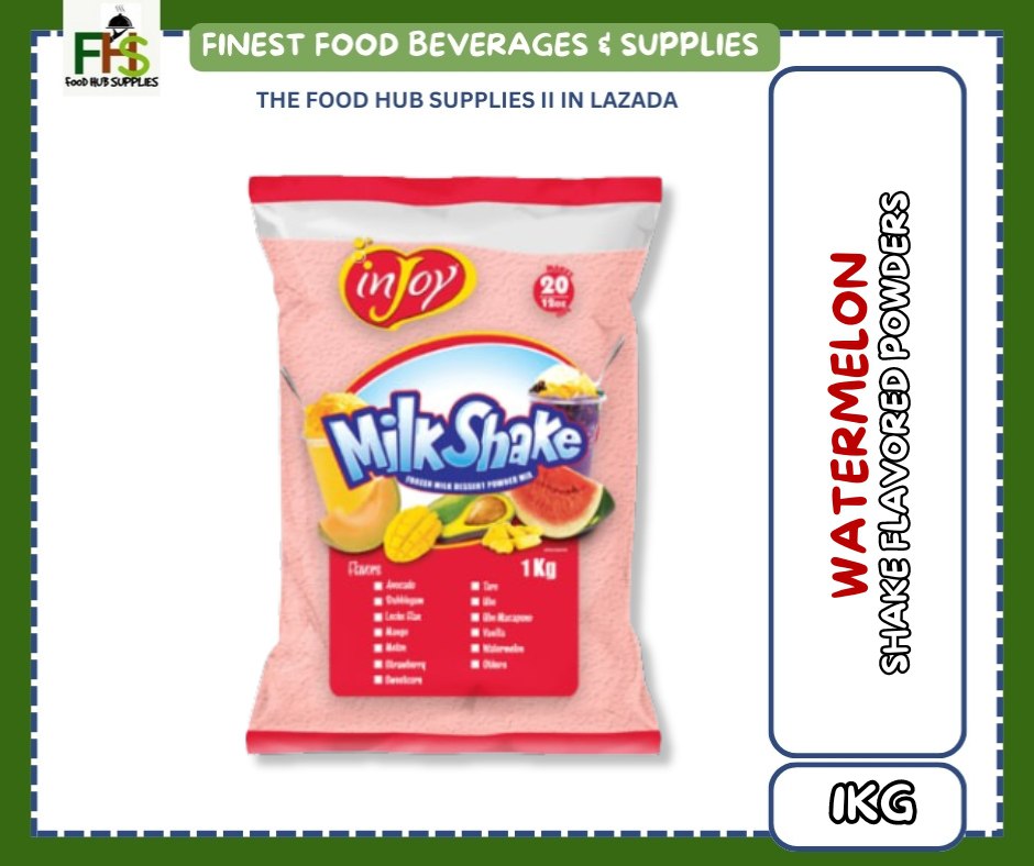 Injoy Milk Shake Watermelon Flavored Powder 1kg | Lazada PH