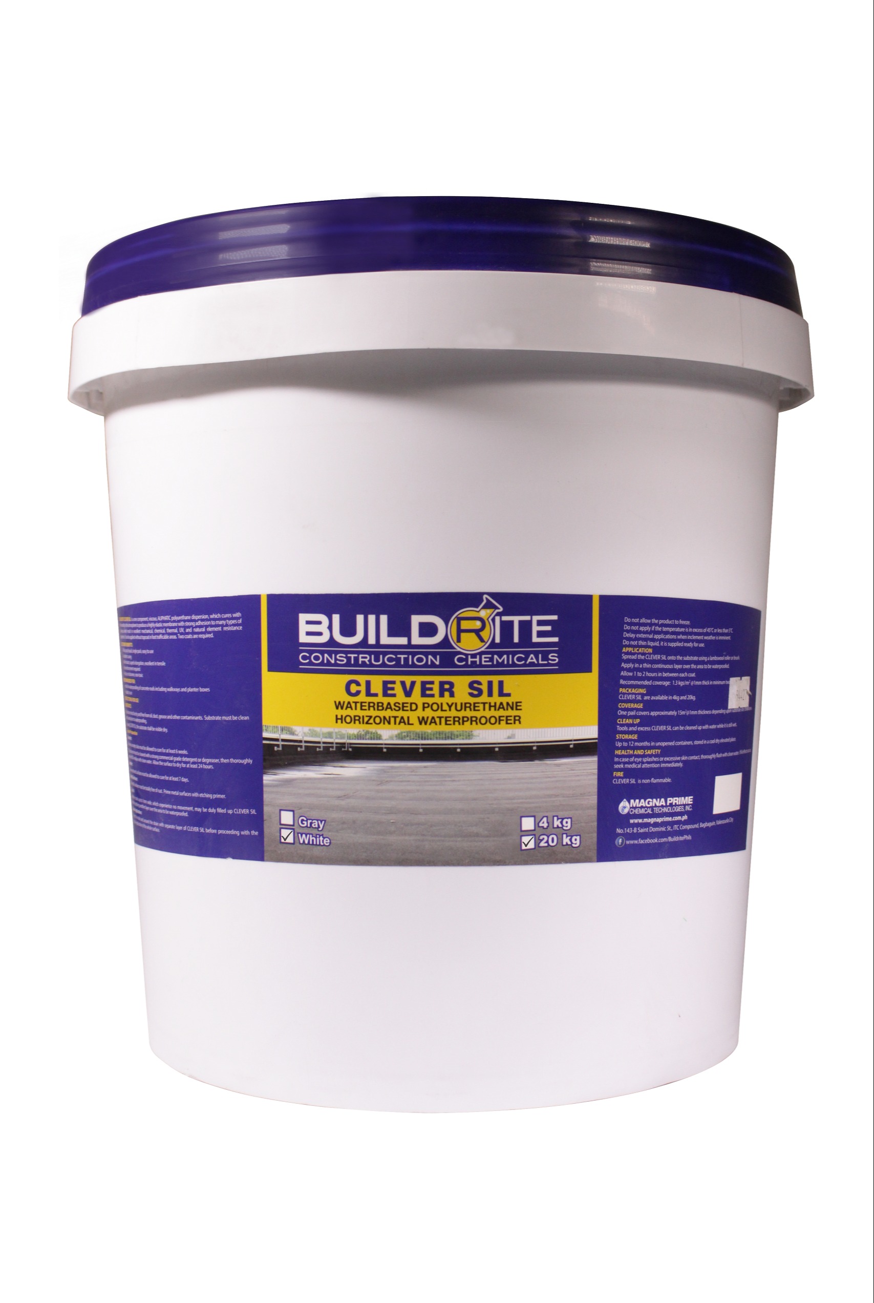 BUILDRITE BLOCKOUT CLEVER SIL - Water based Polyurethane Membrane 20KG ...