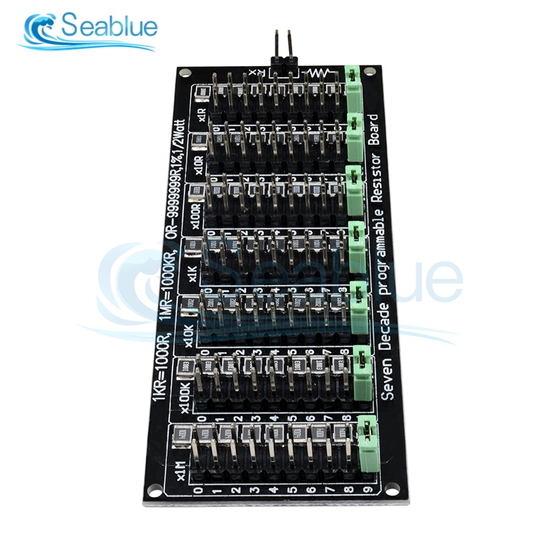 200V 7 Seven Decade 1R - 9999999R Programmable Adjustable SMD Resistor ...