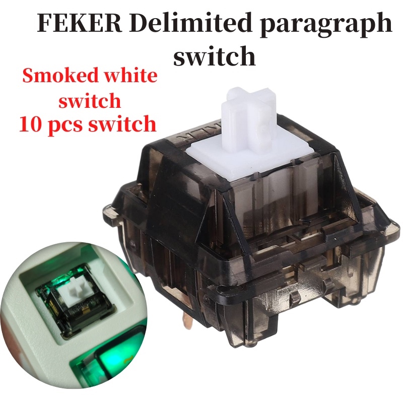 Local Shipping FEKER MATCHA GREEN Cherry MX Mechanical Switch Keyboard ...