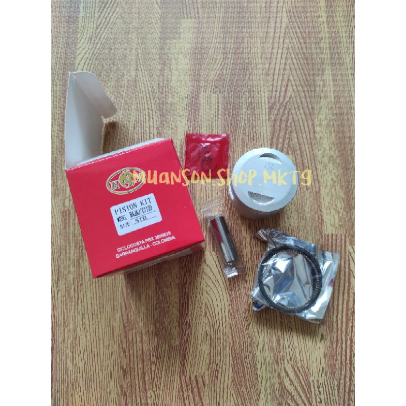 BAJAJ CT100 STANDARD/0.25/0.50 PISTON KIT | Lazada PH