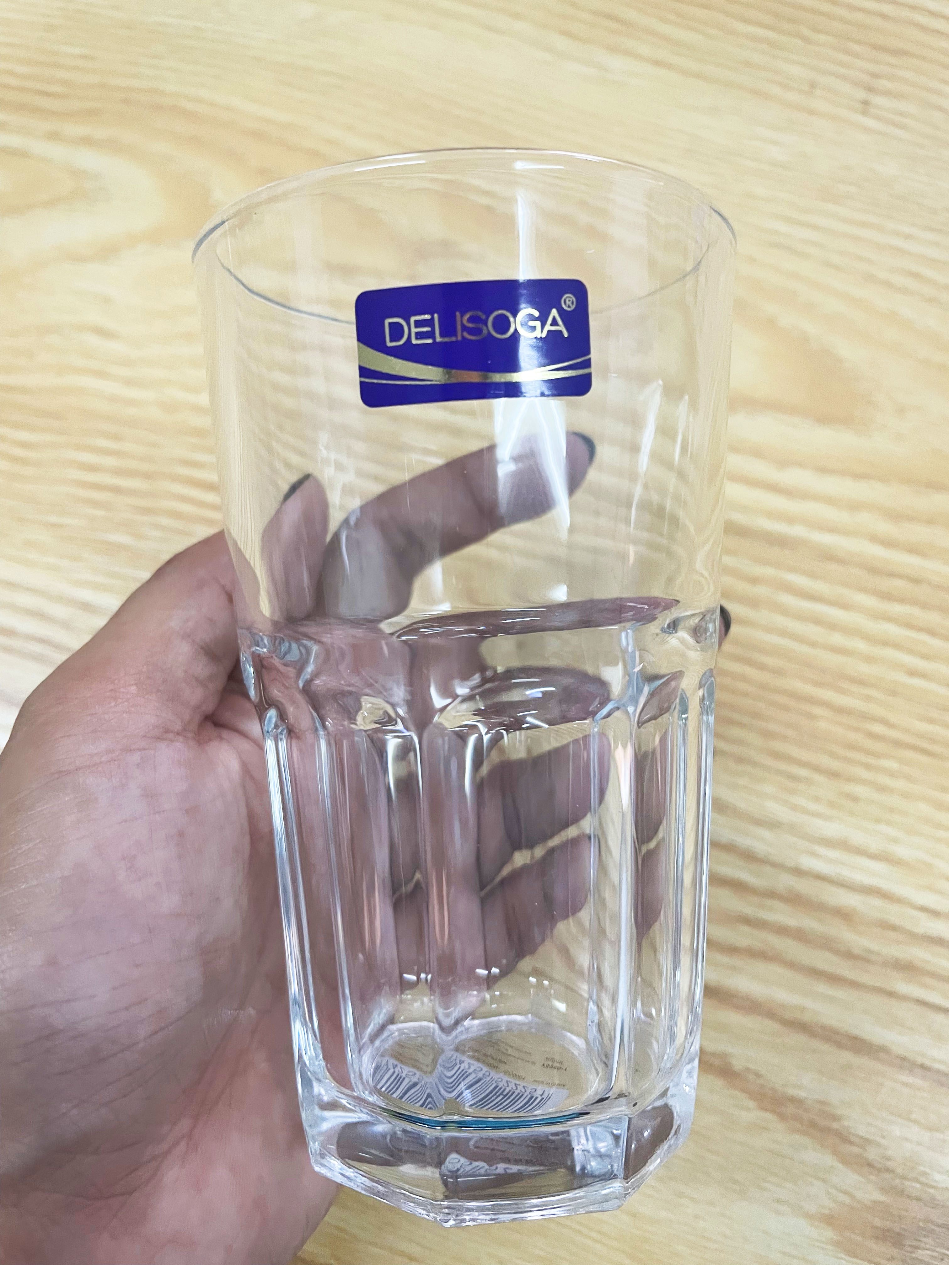 Y5950-1 1PC./6PCS. New hot Beer Glass Tumbler Octagon shaped Drinking ...