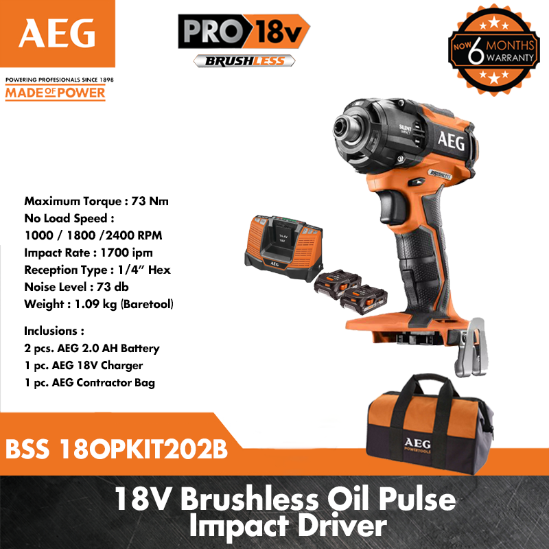 AEG 18V Oil Pulse Impact Driver | Lazada PH