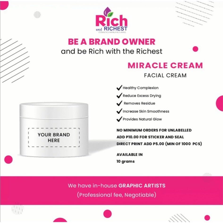 Rich and Richest Miracle Facial Cream | Lazada PH