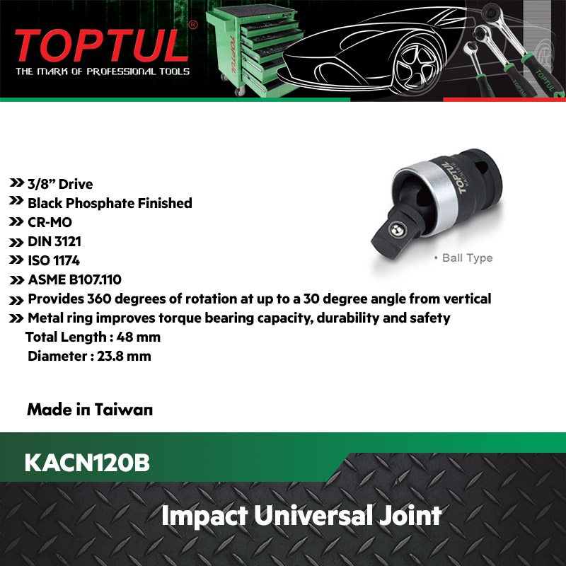 Toptul Impact Universal Joint | Lazada PH