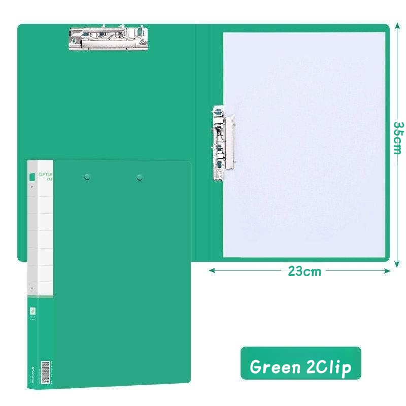 Long Clipboard With Cover Portfolio with Spring Clamp, Single Strong ...