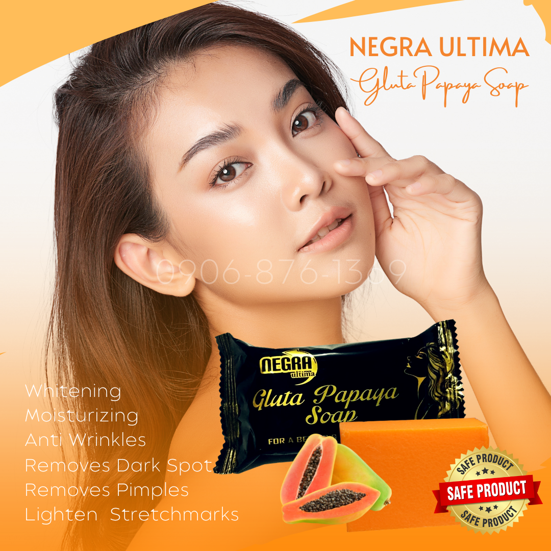 Negra Gluta Papaya Whitening Soap Skincare Glow Shine Pampaputi ...