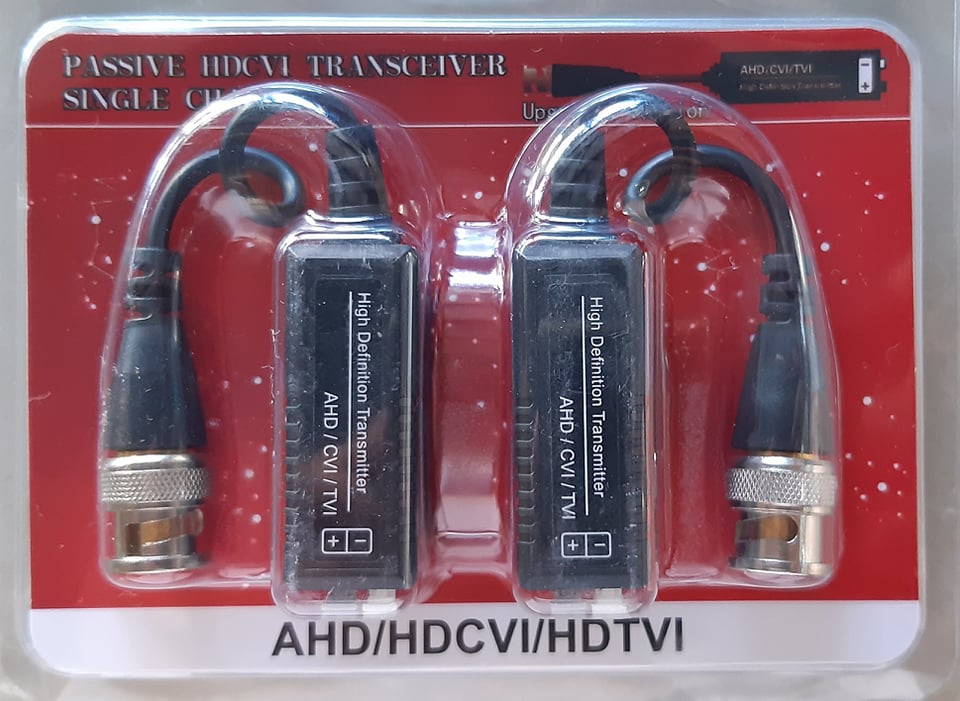 Passive Video Balun 720P 1080P Combinable Twisted Pairs Video Balun HD ...