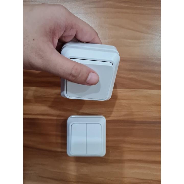 【Manila Spot】 Royu Surface Type Switch 1 Gang / 2 Gang Square Switch ...