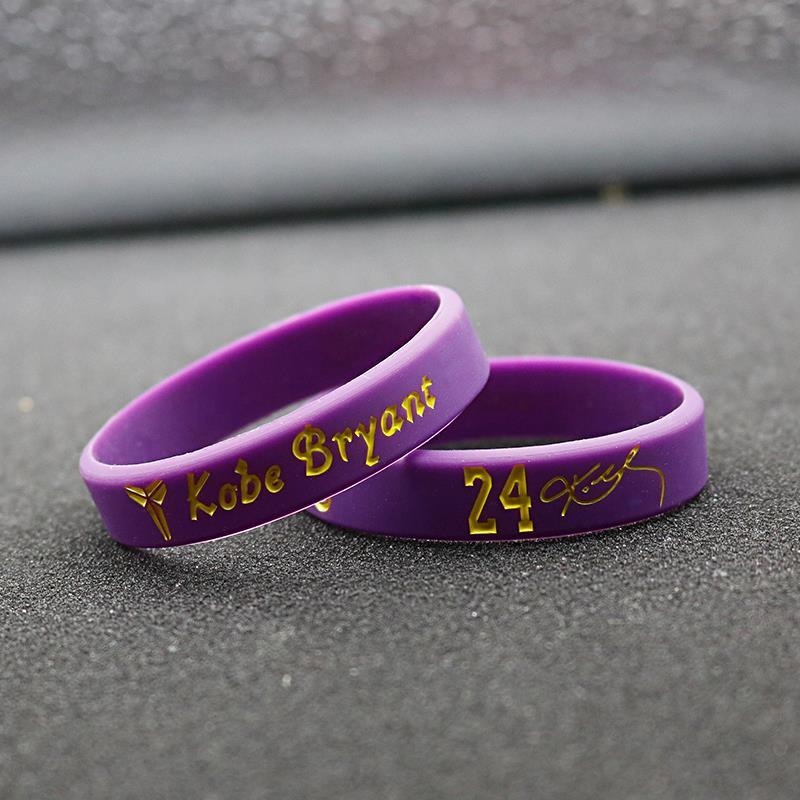 FHKVdiJr Kobe Bryant Basketball Player Silicone Baller Bracelets 2021 ...