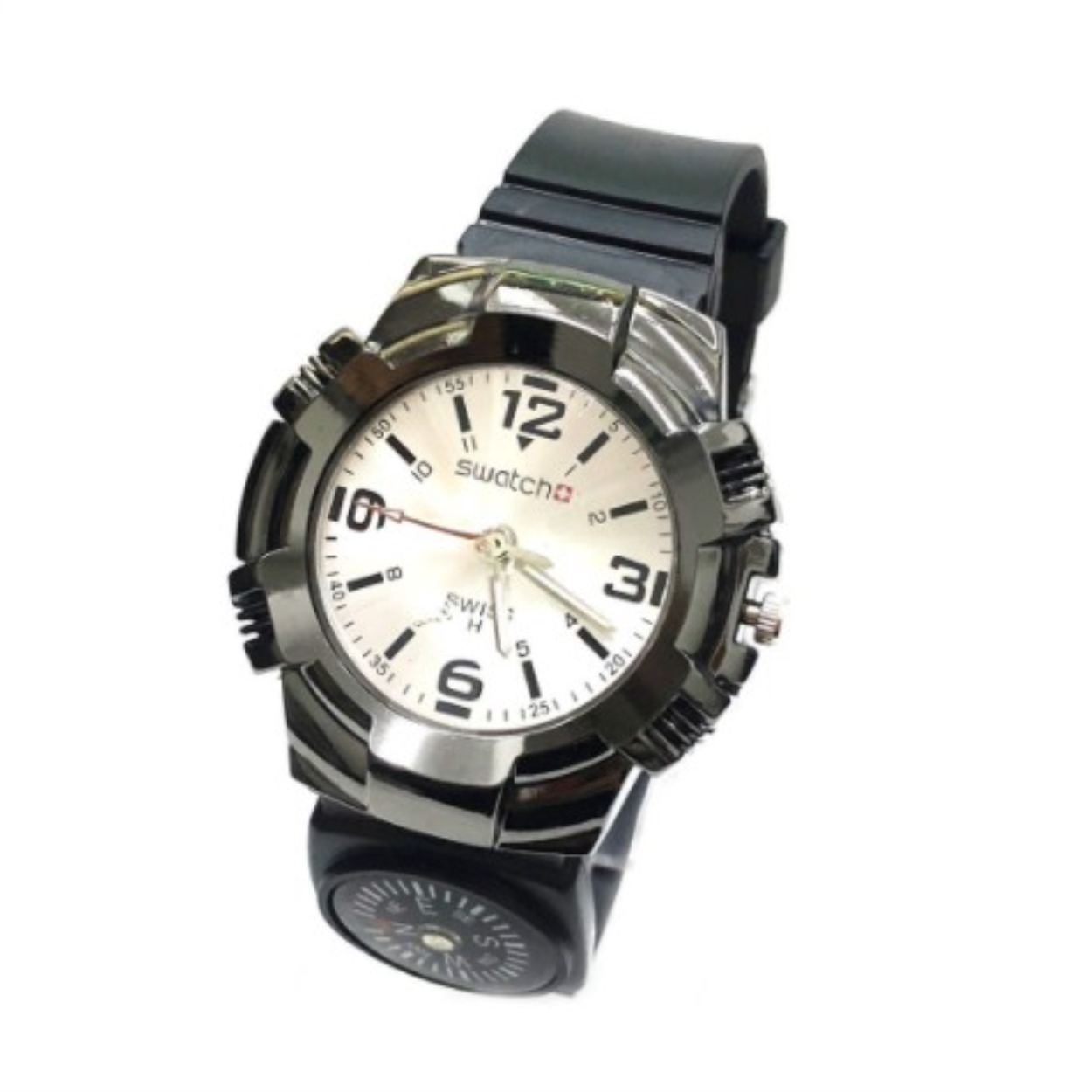 Swatch watch Rubber Men's (with Compass) | Lazada PH