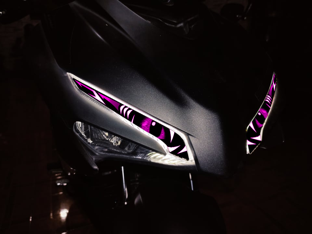 Winker For Yamaha Sniper 155 Purple/Violet Toothless Eyes | Lazada PH