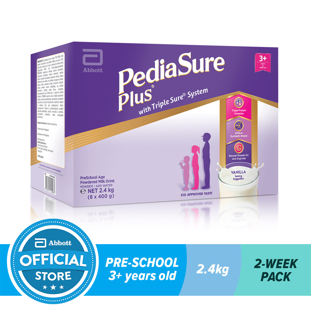Pediasure Plus Vanilla 2400G For Kids Above 3 Years Old | Lazada PH