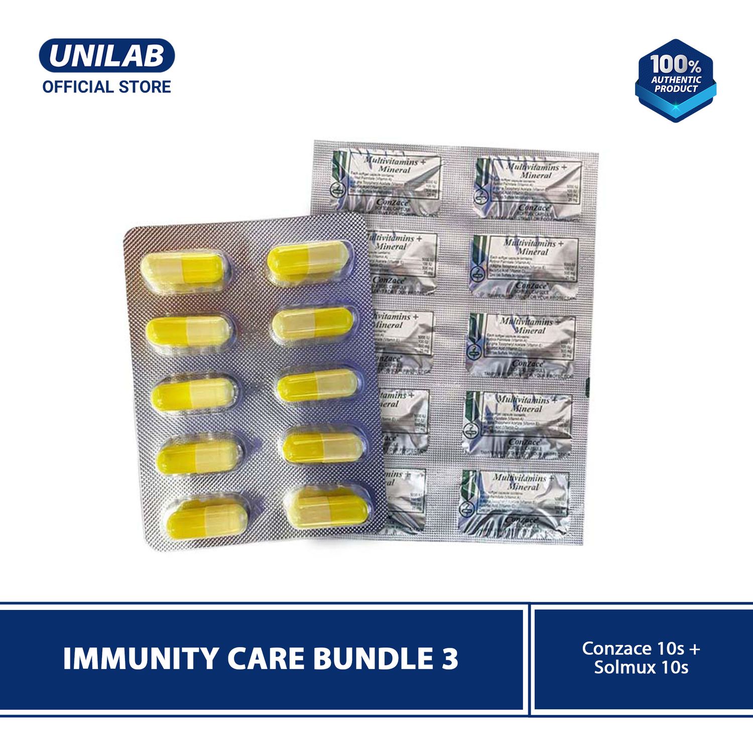 Immunity Care Bundle 3 (Conzace 10 + Solmux Cap 10s) | Lazada PH