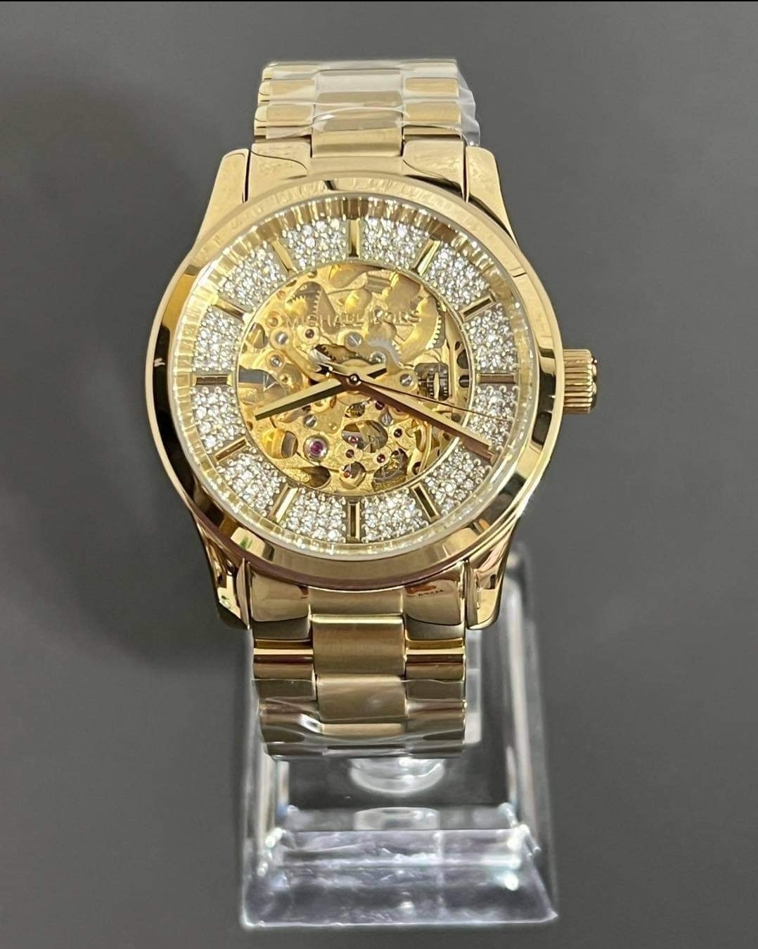Michael Kors Automatic Gold Ion-plated Men's Watch MK9009 With 1 Year ...