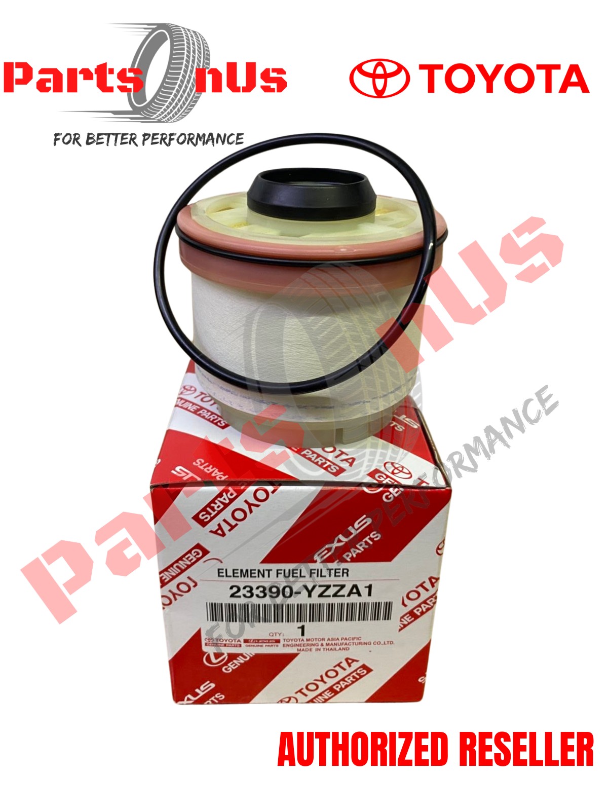 Toyota Genuine Fuel filter for D4D engine INNOVA, HILUX, FORTUNER 2006 ...