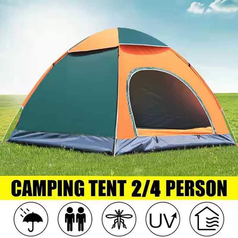 (cod) NEW Waterproof Outdoor Camping Tent multi-color 2/4/6 person dome ...