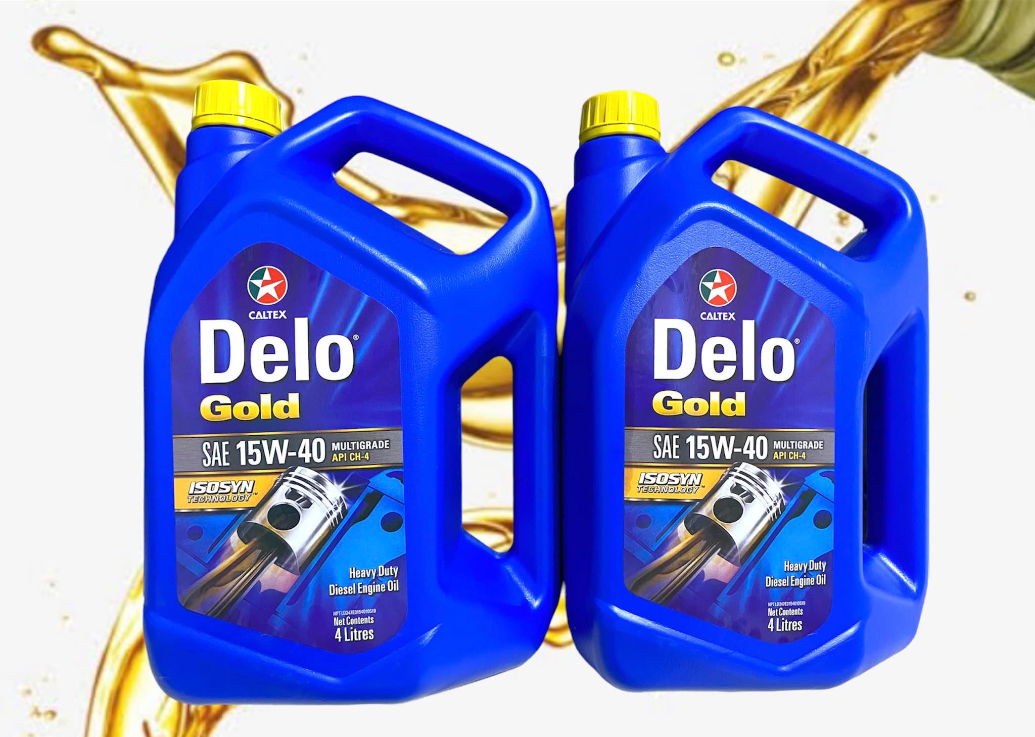 ®️Delo Gold Multigrade SAE 15W40 Diesel and Gasoline Engine OIl 8L ...