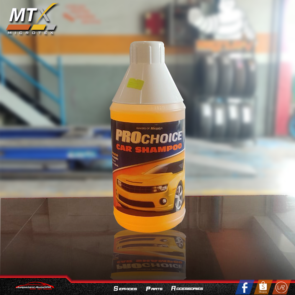 Microtex MTX Pro Choice Car Shampoo pH Neutral Car Care 500ml | Lazada PH