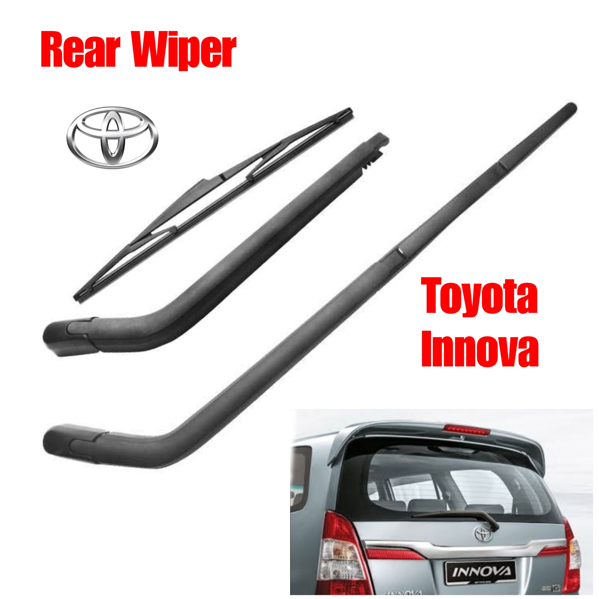 OCPA UNIVERSAL FOR ALL TOYOTA INNOVA REAR WIPER ASSEMBLY HIGH QUALITY ...