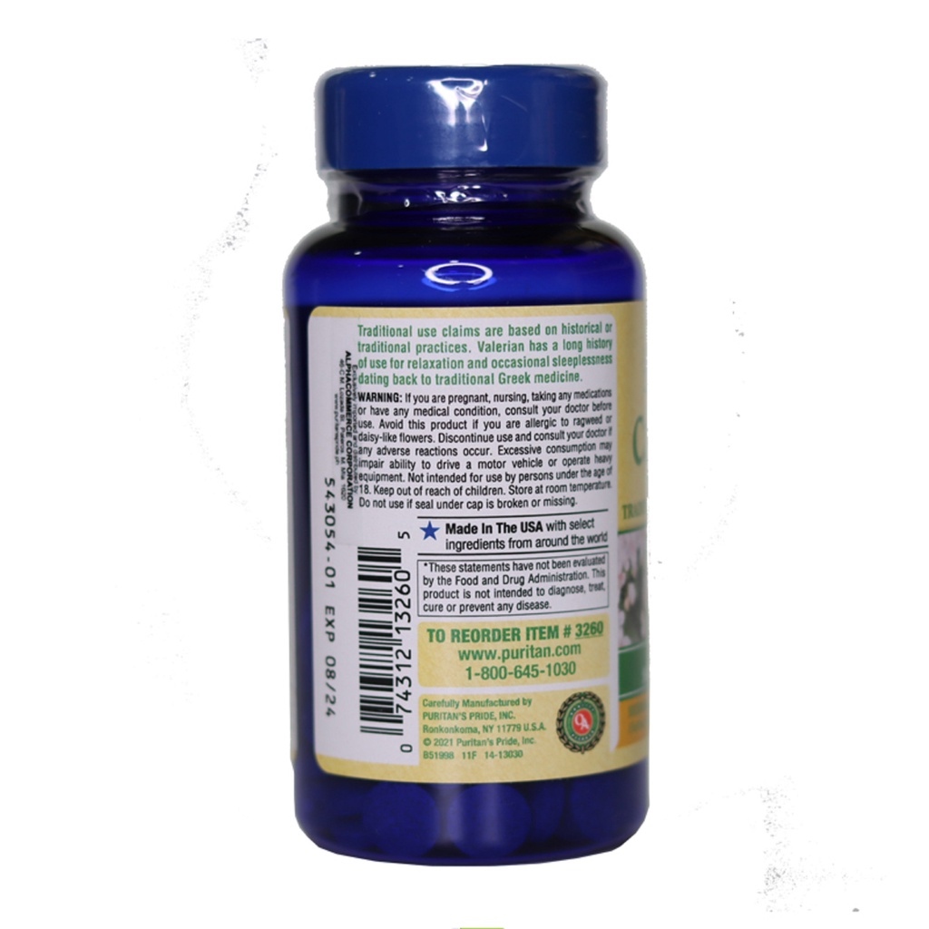 PURITANS PRIDE Calm Tabs 100 Tablets | Lazada PH